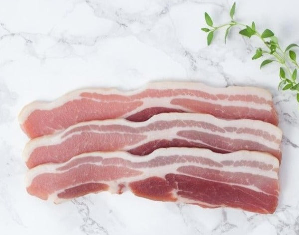 Certified Free Range Streaky Bacon 500 grams | The Woolly Sheep